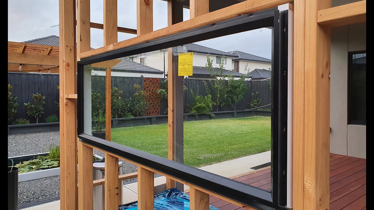 How we built our outdoor kitchen & bar (Part 3 of 5) - Framing, windows ...