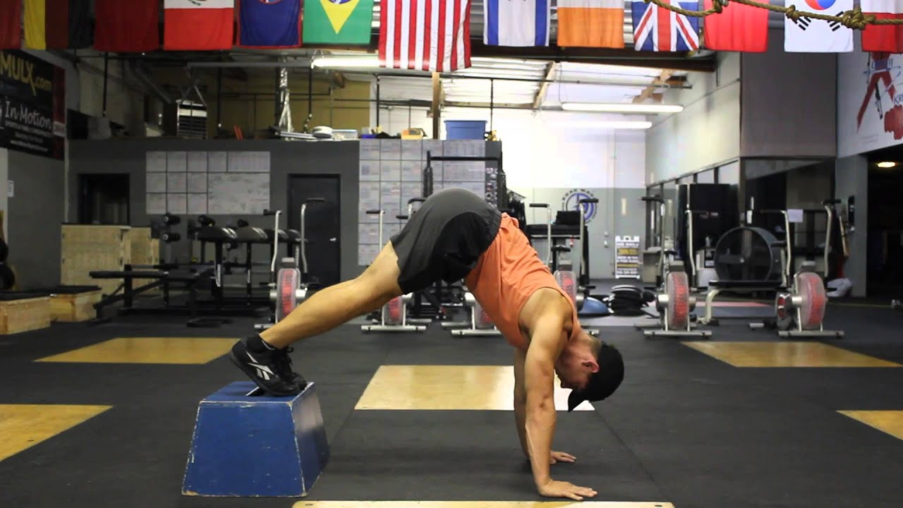 Pike Pushup | From Box - YouTube