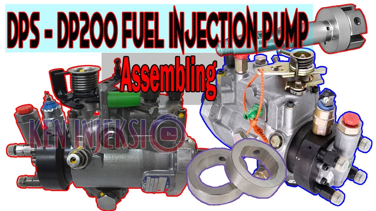 Reassemble the DPS DP200 type fuel injection pump - YouTube