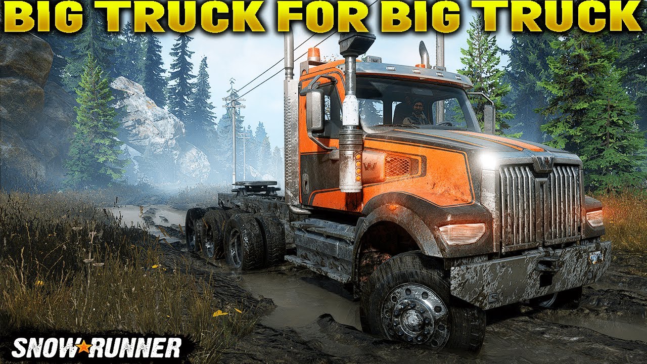 SnowRunner Phase 2 GamePlay: Flooded Foothills | Big Truck for Big ...