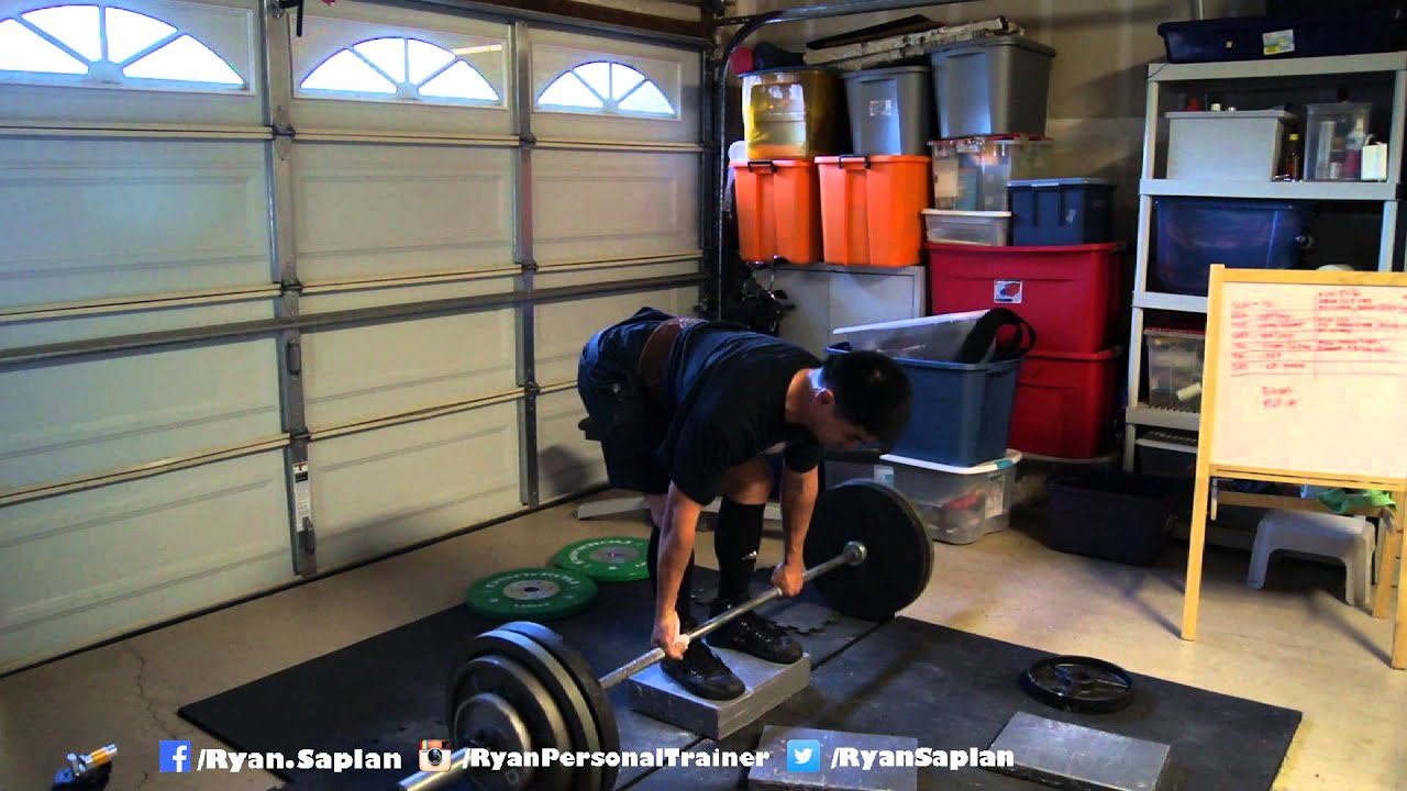 Frustrated 475lbs Deficit Deadlift and 315lbs RDL and SDL on 4 inch ...