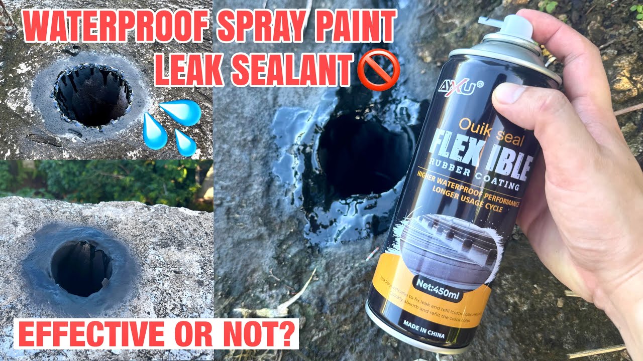 Does This Leak Waterproof Repair Spray REALLY Work? | Leak Sealant ...
