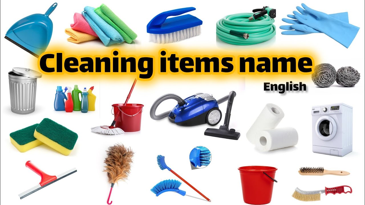 cleaning items name | cleaning tools name in english | cleaning tools ...