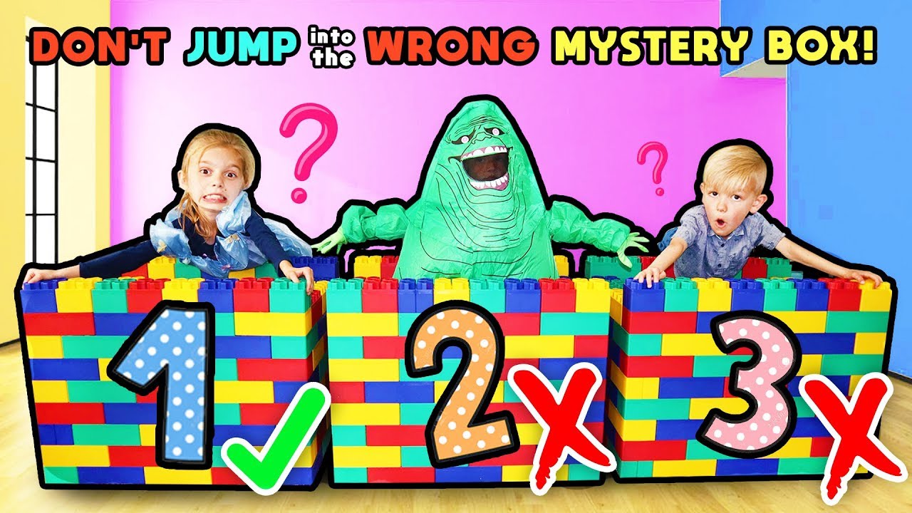 Don't Jump in the WRONG Mystery GIANT Lego Box! Tannerites MEGA Lego ...