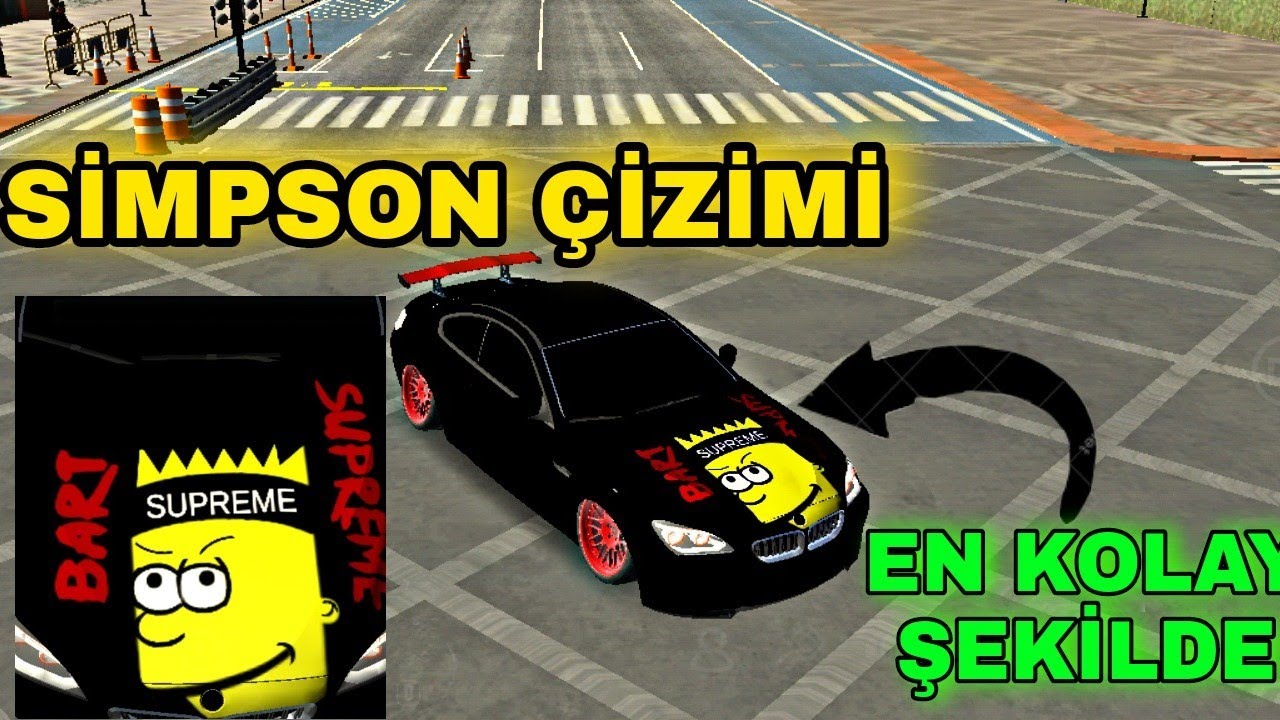 Simpson Çizimi 🥵 | Car Parking Multiplayer | En Kolay Şekilde - YouTube