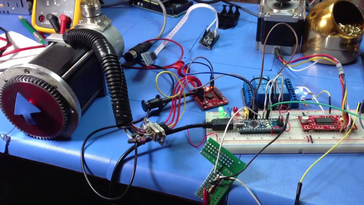 A simple stepper motor project. - YouTube