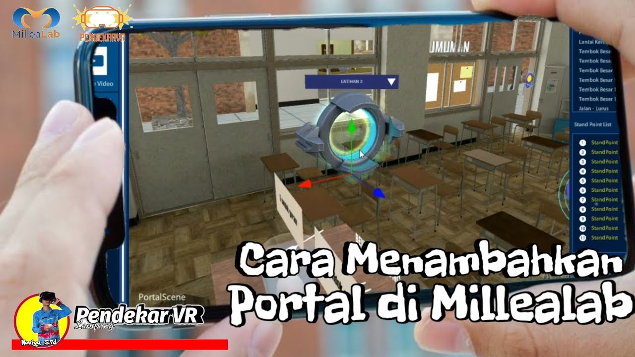 Cara Membuat Portal Scene dalam Millealab Creator VR - YouTube