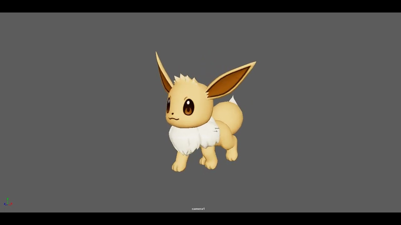 Eevee walk cycle - YouTube