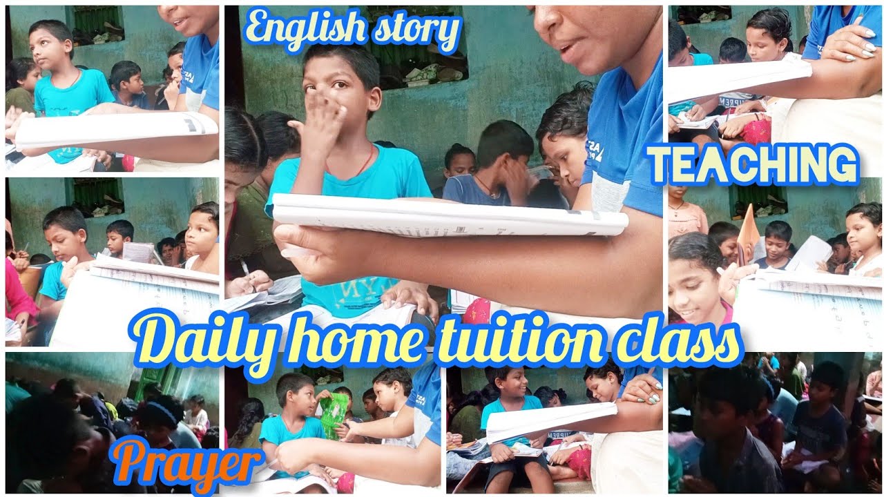 daily home tuition class/English story teaching/daily vlogs/ Home ...