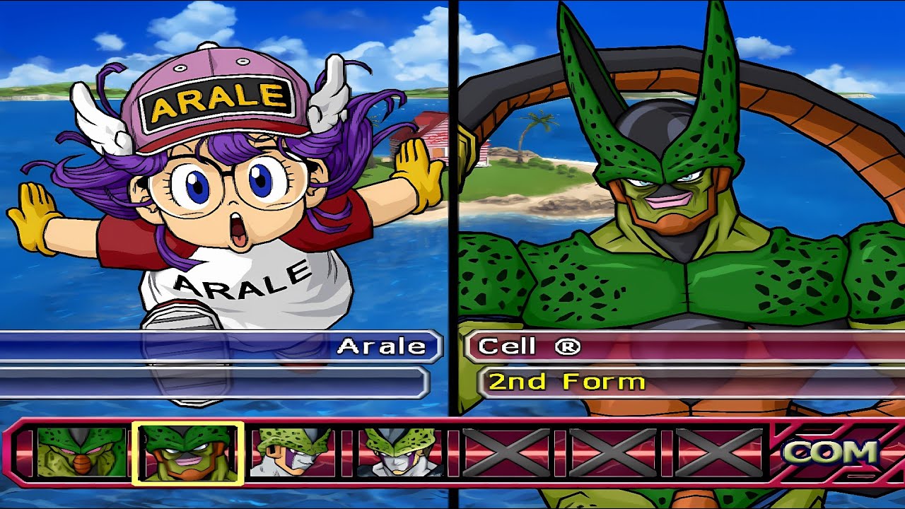 DIA 1 - Arale VS Cell Semi-Perfeito - Dragon Ball Z Budokai Tenkaichi 3 ...