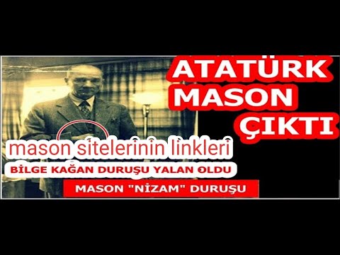 ATATÜRK MASONDU...Mustafa Kemal in mason olduğunu ispat eden mason siteleri ve linkleri #10KASIM