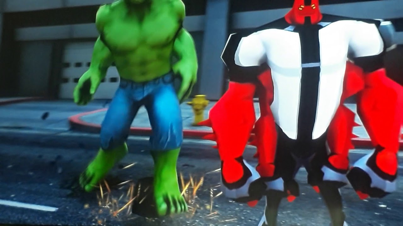 ben vs hulk - YouTube