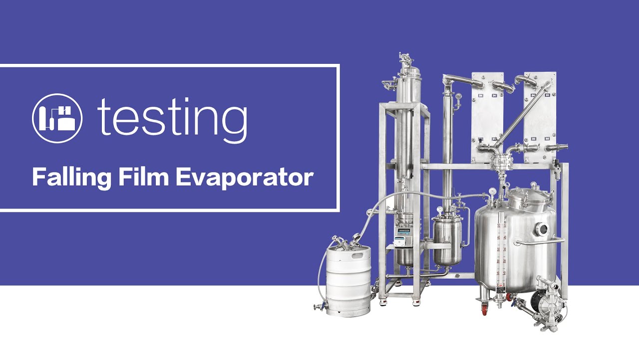 Operation Testing - Lab1st Falling Film Evaporator https://www.lab1st ...