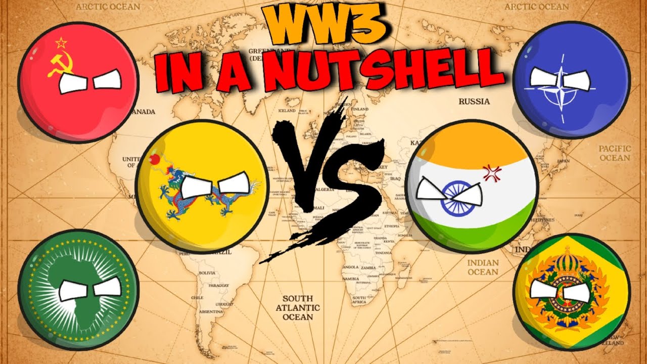 WW3 In A Nutshell⚔️🥵 || World Provinces#geography #countryballs - YouTube