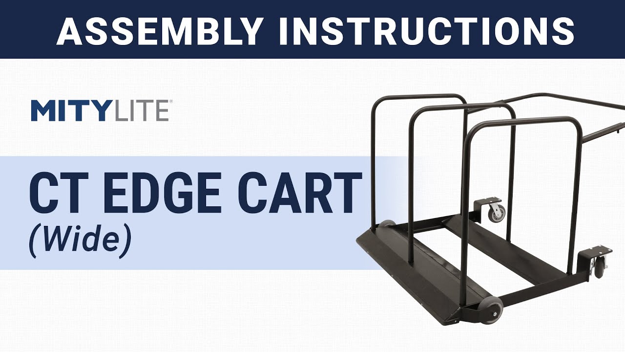 CT Edge Cart (Wide) Assembly Instructions - YouTube