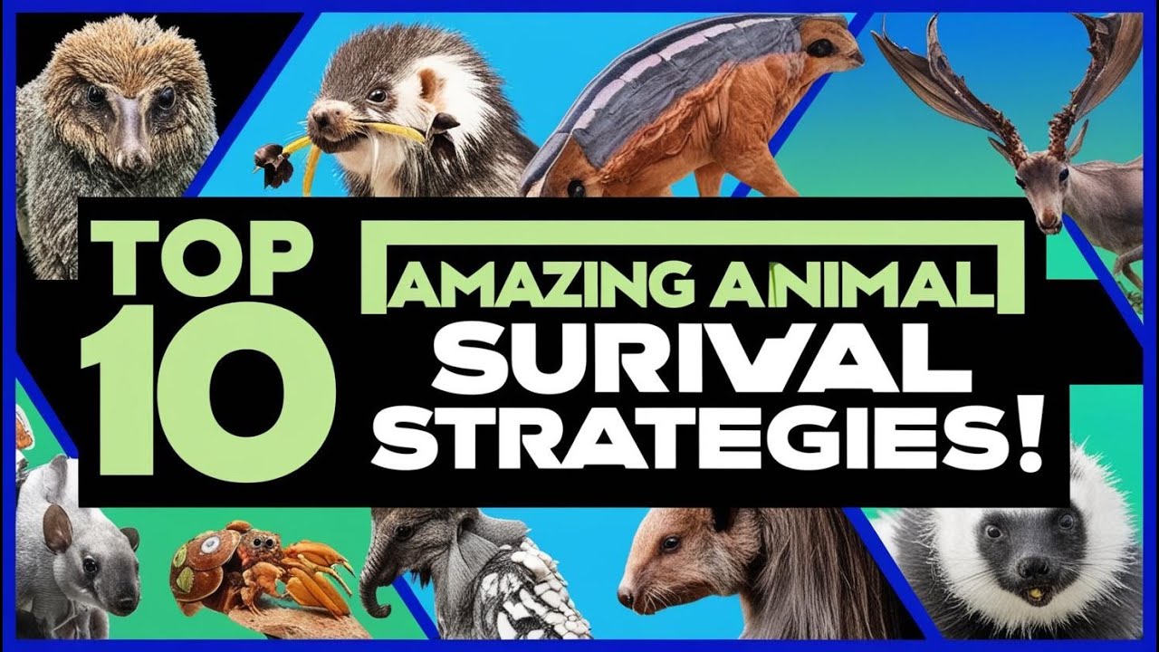 TOP 10 AMAZING! Animal SURVIVAL Strategies!!!! - YouTube