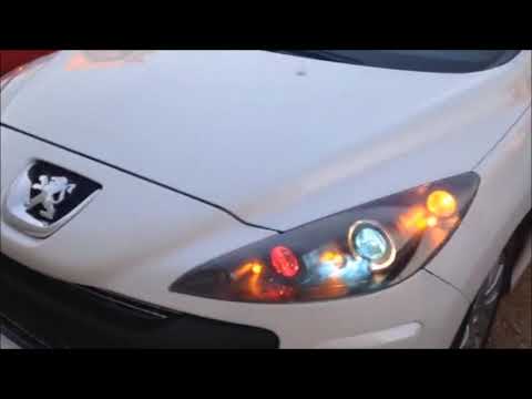 headlight design center Peugeot 308 far yapımı tasarımı şeytangöz - YouTube