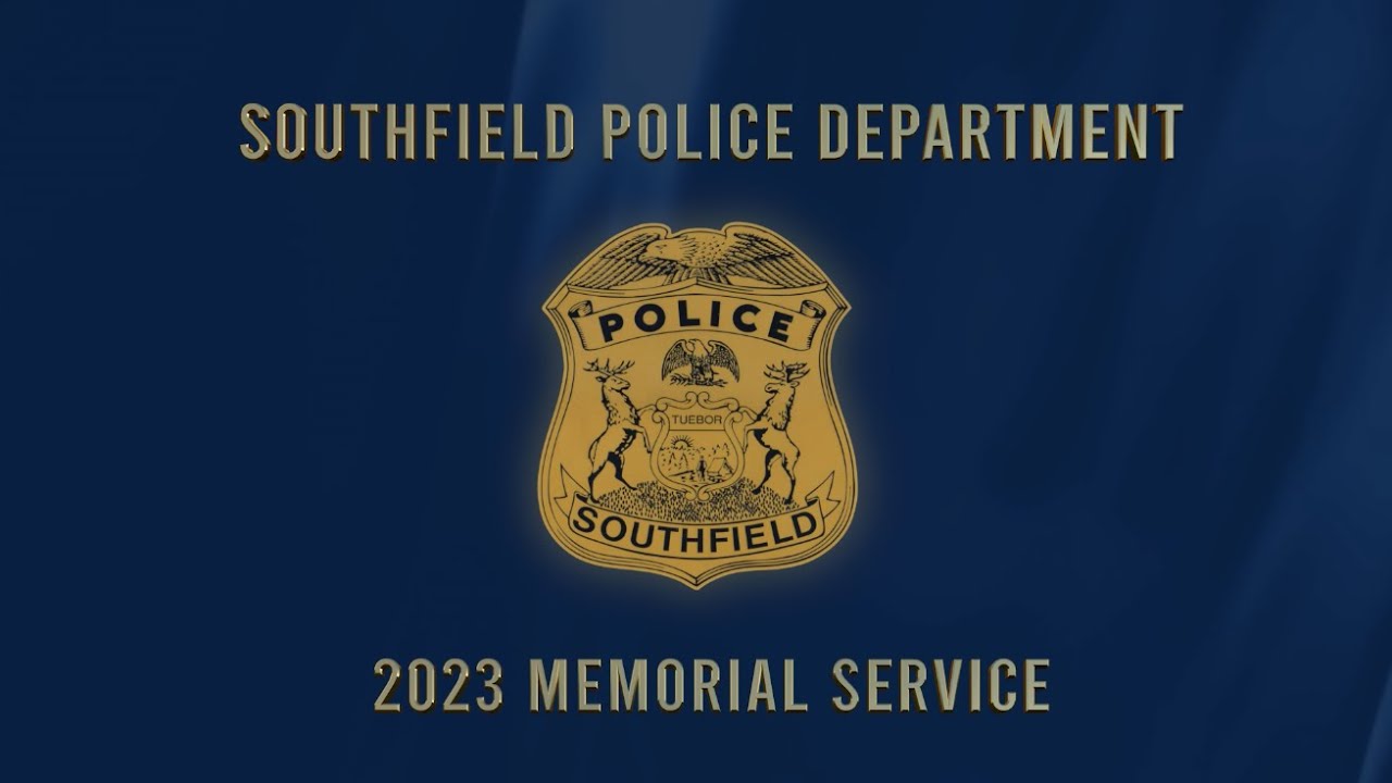 Southfield Police Department | 2023 Memorial Service - YouTube
