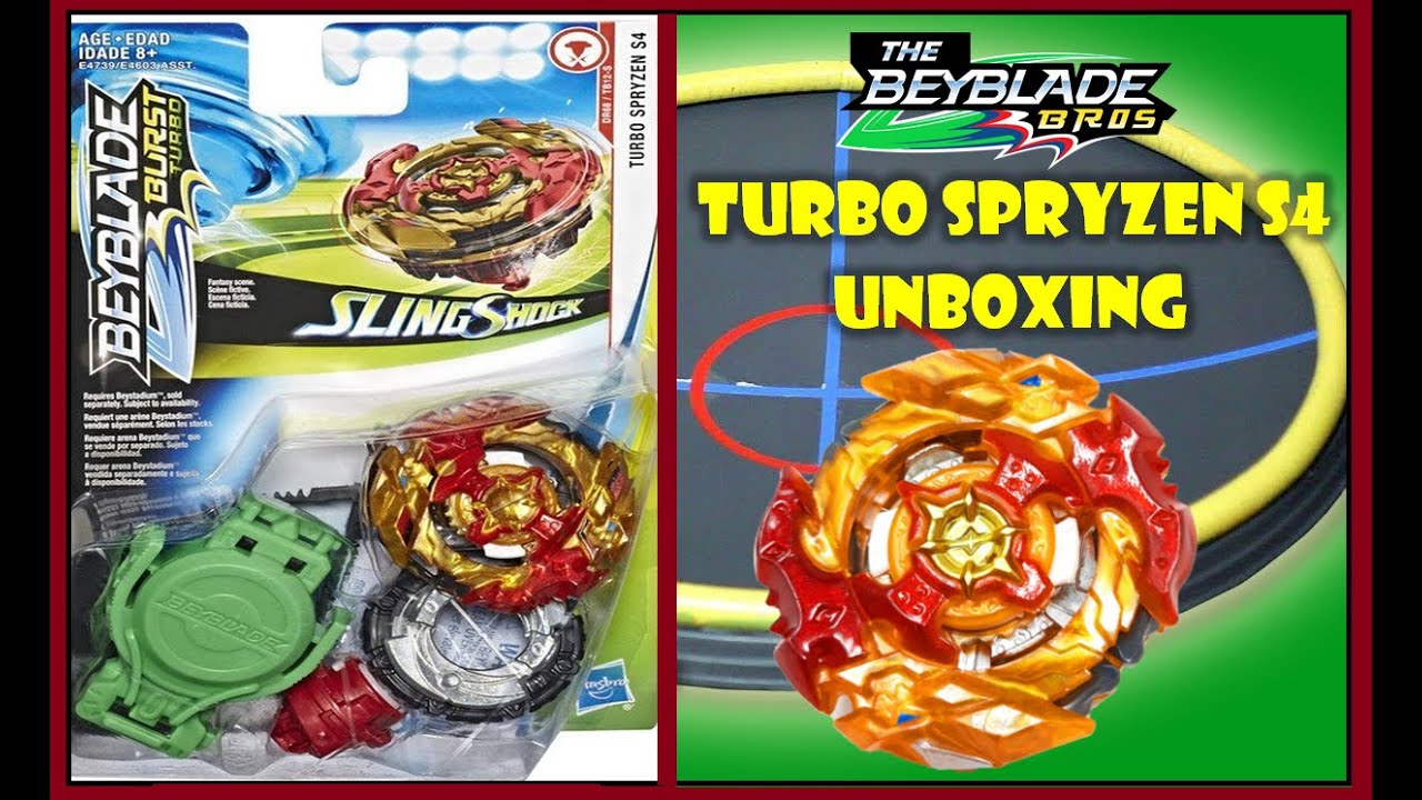 UNBOXING TURBO SPRYZEN S4 | THE BEYBLADE BROS - YouTube