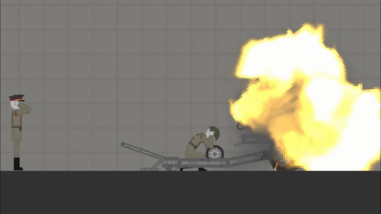 57mm Anti-tank gun Melon Sandbox | Melon Playground 🍈 (link in comments ...