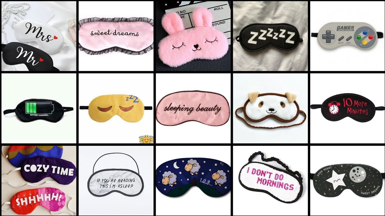 Cute Eye Mask designs | Eye Mask unique designs #eyemask #designs # ...