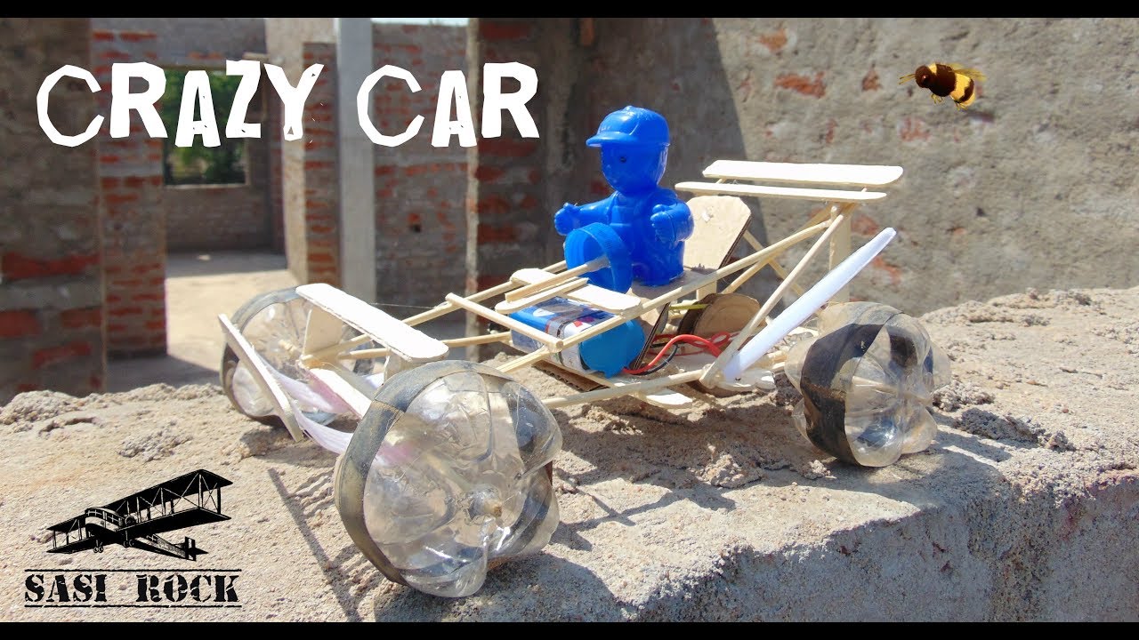 How to Make a Car Out of Plastic Bottle- crazy creation - YouTube