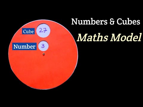 Cubes of Numbers Working Model | Maths Working Model | Maths Model on ...