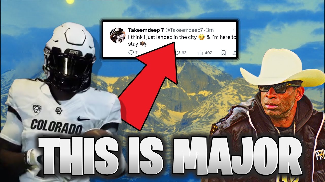 🚨Colorado Buffaloes NEW TE Chamon Metayer Just Set The Record Straight ...