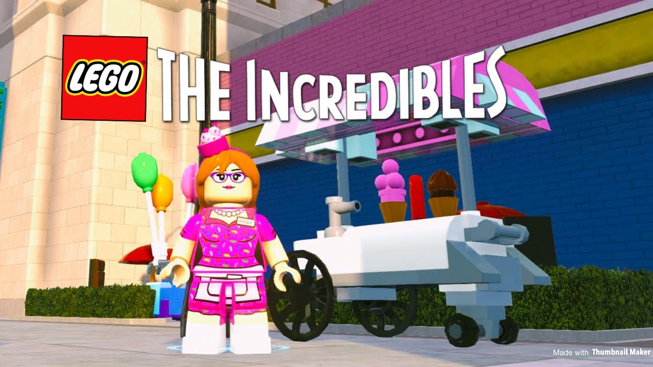 Lego Increadibles - How To Unlock Sally Sundae (Complete Ice Cream Time ...