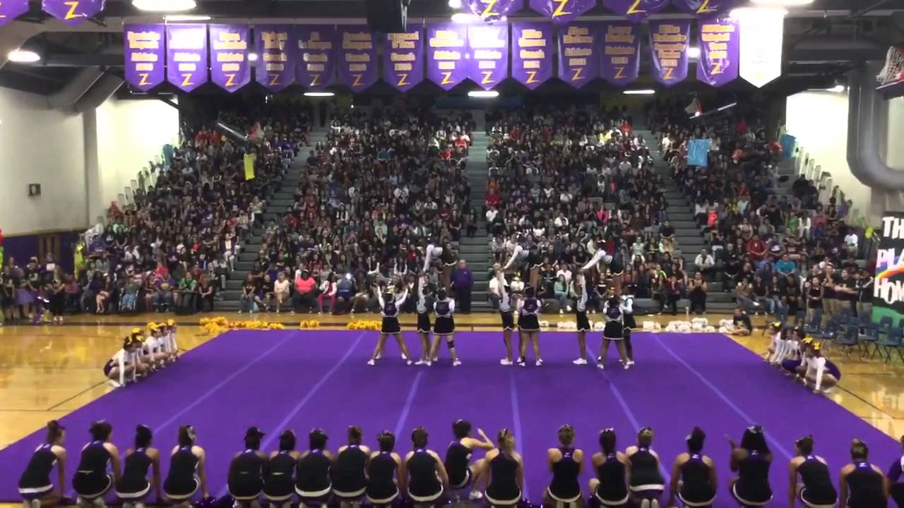 Durango high school cheer HC assembly - YouTube