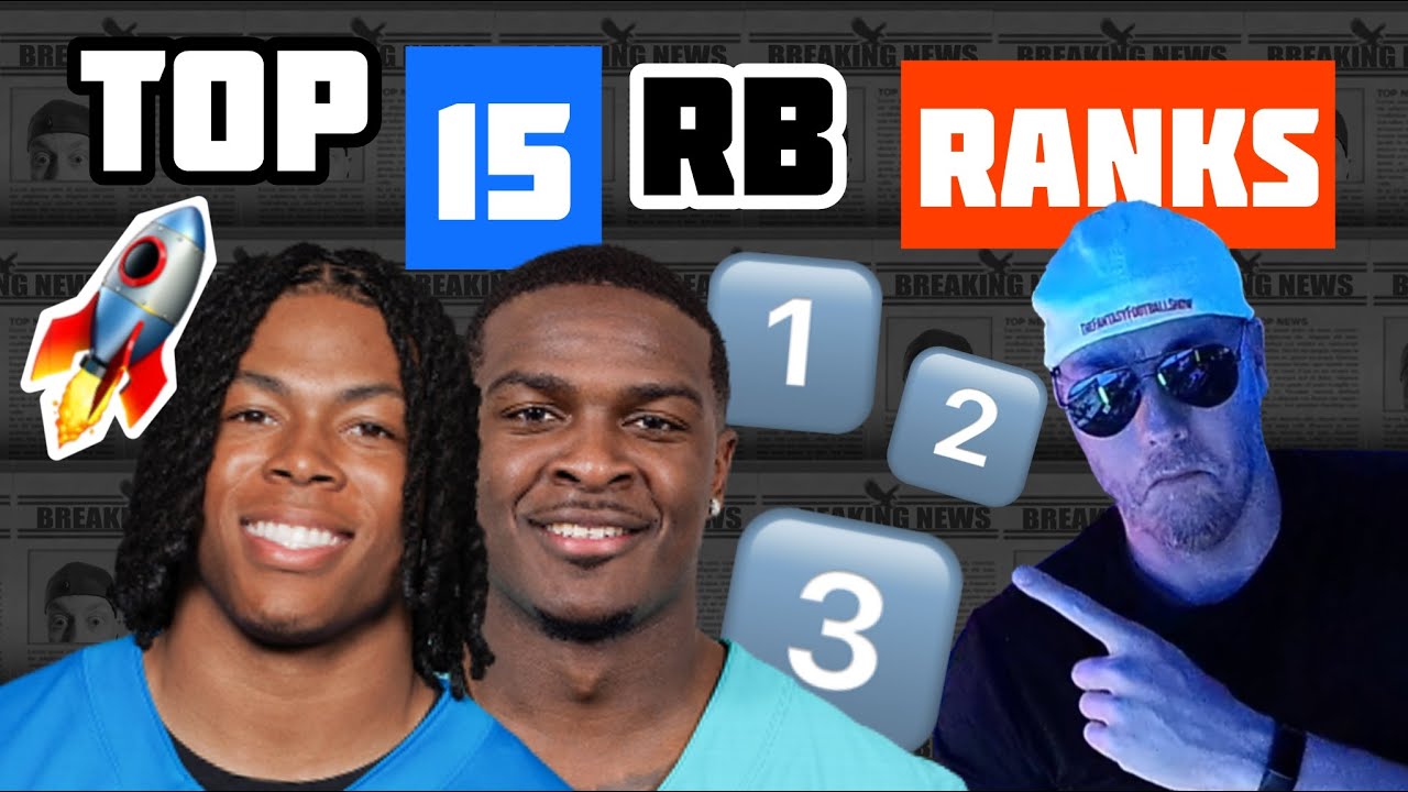 Week 8 Running Back Rankings - 2024 Fantasy Football - YouTube