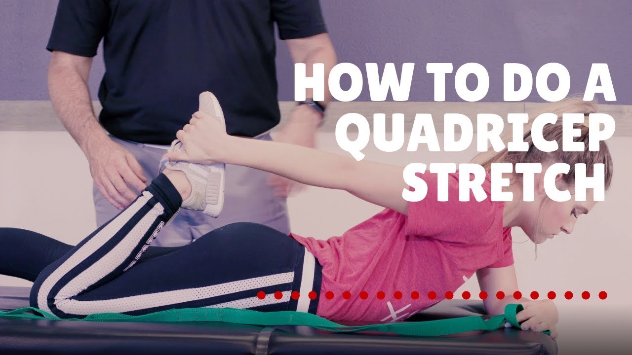 How to Relieve Knee Pain Using a Quadricep Stretch - YouTube