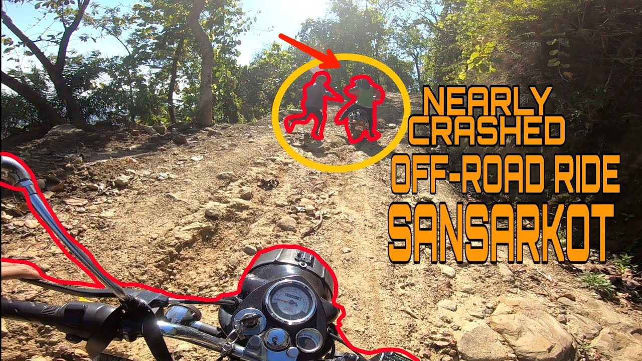He Almost Fell Down || OFF-ROAD RIDE || MOTOVLOG - YouTube