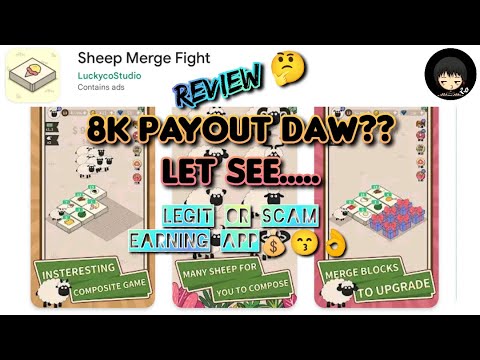 Sheep Merge Fight Review | 8,000 daw payout?! Let see | Legit or Scam ...