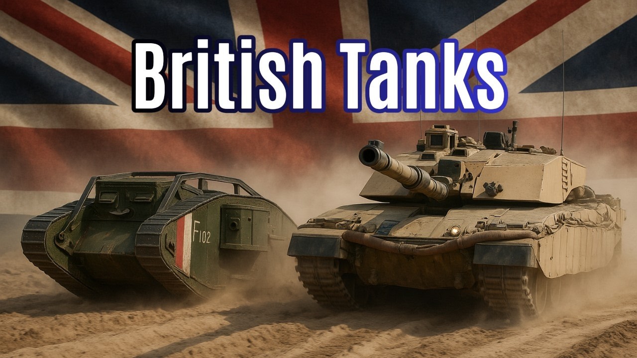 Evolution of British Tanks (1916-2030) - YouTube
