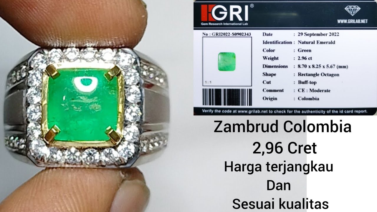 Natural Emerald/Zambrud Colombia Harga terjangkau dan sesuai kualitas ...