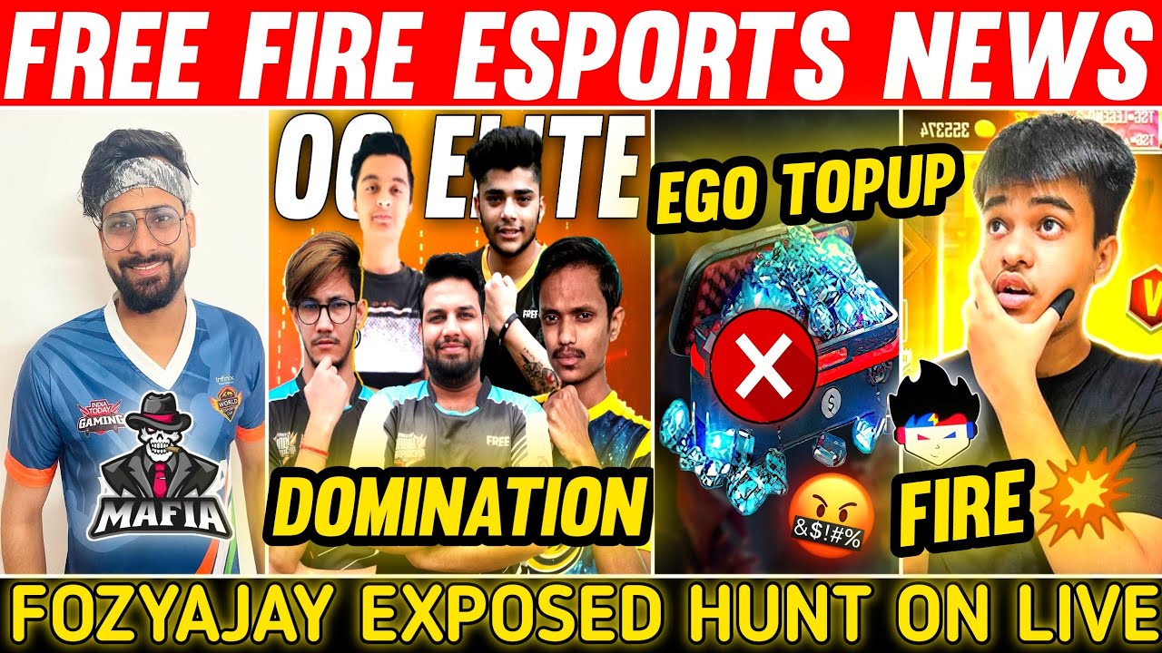 TG FOZYAJAY EXPOSED TRAITOR? OG ELITE DOMINATION | TSG LEGEND | ROCKY & RDX | FREE FIRE ESPORTS ...