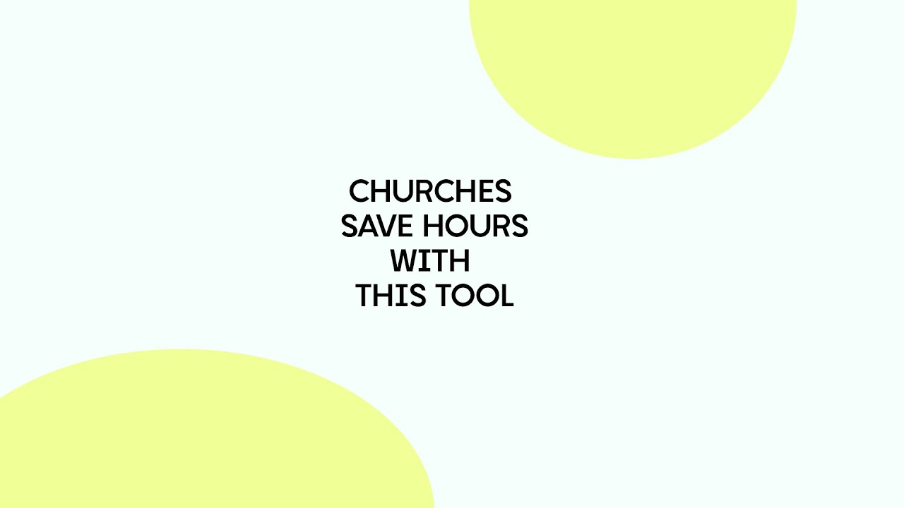 Churches save time with Hey Church - YouTube