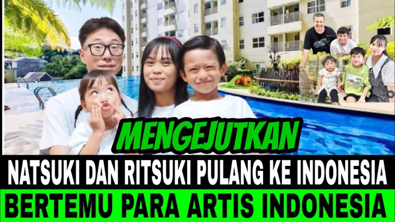 AKHIRNYA UENO JAPAN FAMILY TIBA DI INDONESIA | NATSUKI DAN RITSUKI ...