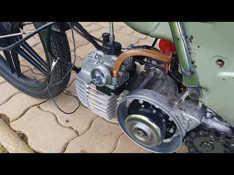 PUCH Maxi MK2 with Z50 drag racing engine | Part1 - YouTube