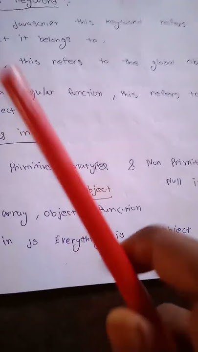 Js Primitive Type and Non Primitive type theory explain ! CIR👍 - YouTube