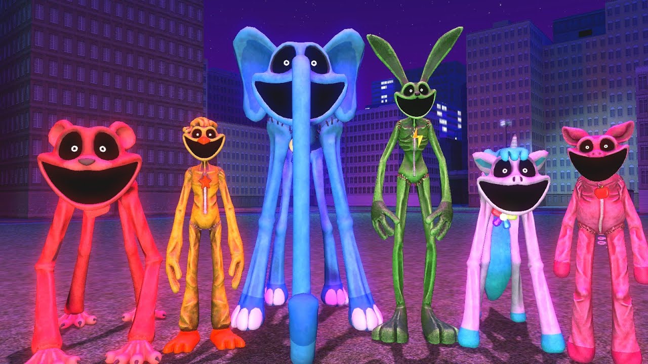 TÜM SMİLİNG CRİTTERS BENİ YAKALAMAYA ÇALIŞIYOR, POPPY PLAYTİME GARRY'S ...