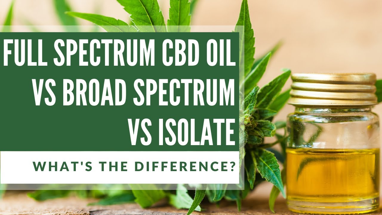 The Difference Between Full Spectrum, Broad Spectrum, and Isolate CBD ...