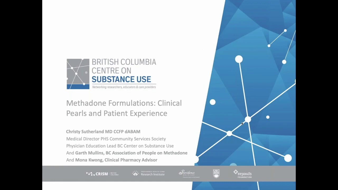 History of the methadone formulation change in British Columbia, Canada ...