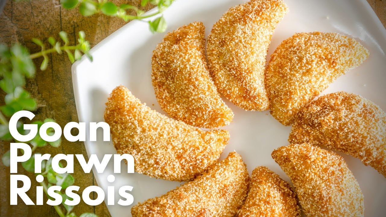 Goan Prawn Rissois | Rissois | Party Snacks Recipe | Rissois De Camarao ...