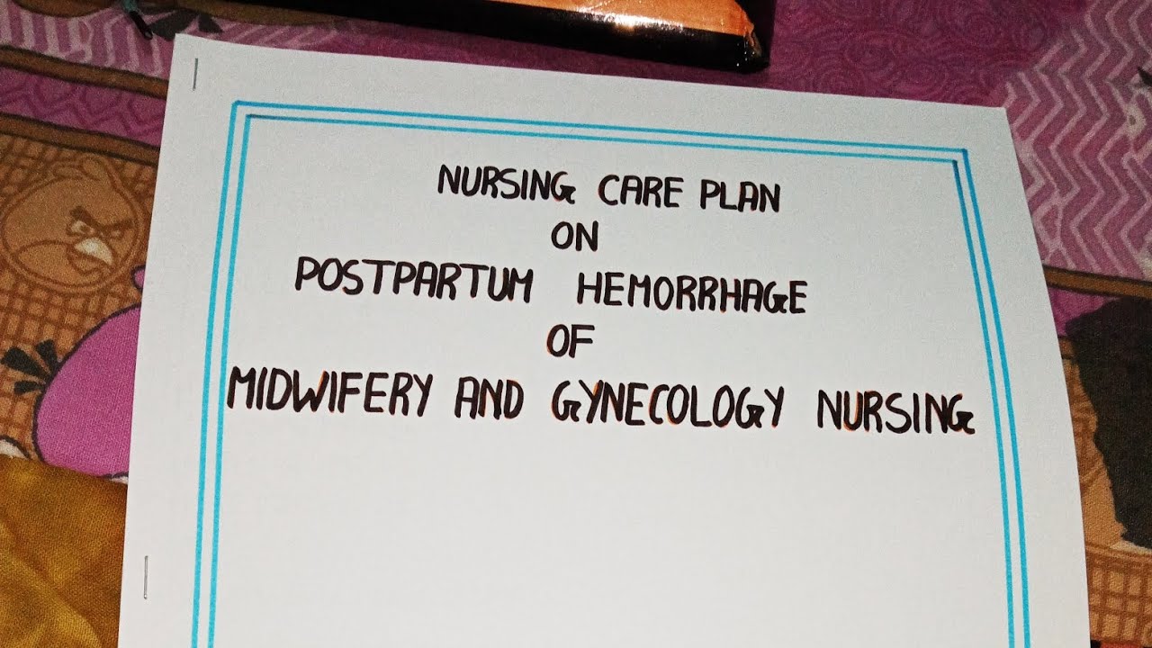 care plan of ObG - YouTube