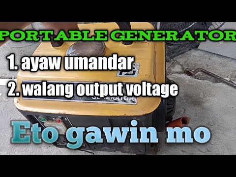 portable generator basic trouble/ how to fix - YouTube