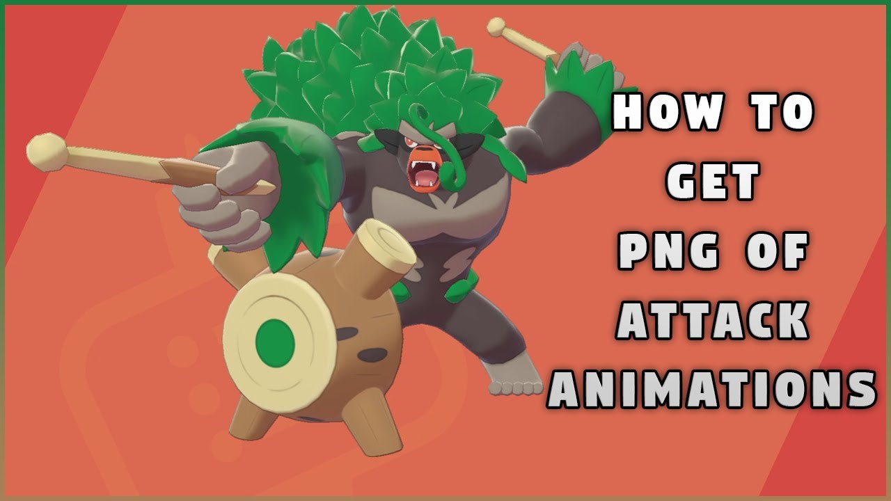 How to get PNGs of Attack Animations in Pokemon Sword & Shield - YouTube
