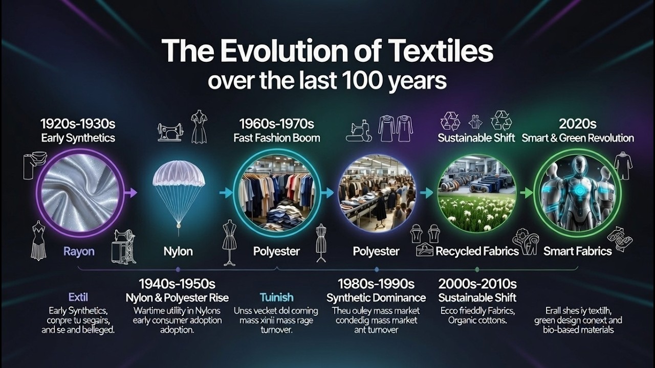 The Evolution of Textiles last 100 years :Synthetics, Fast Fashion to ...