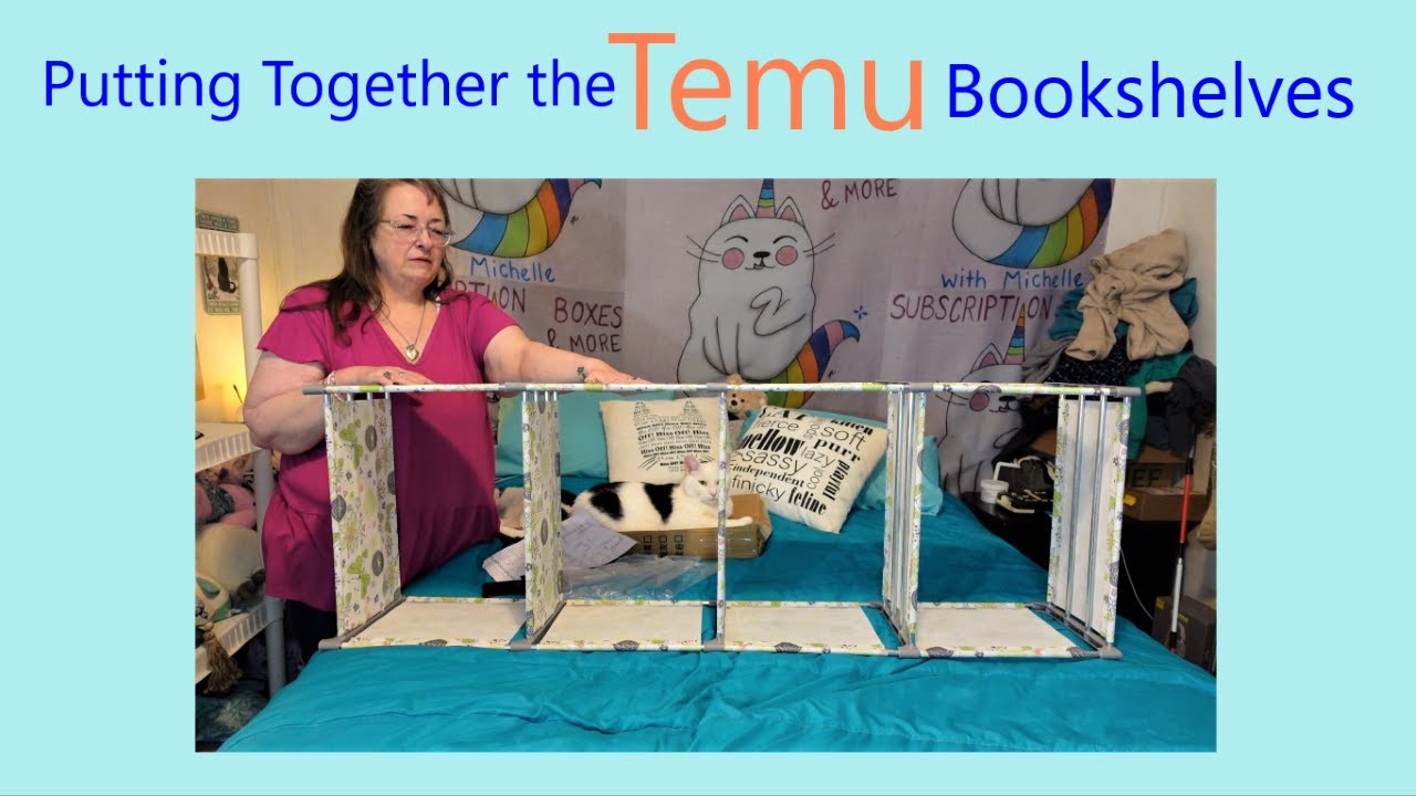 Bookshelves from $120 Temu Order ~ Assembled & Reviewed - YouTube